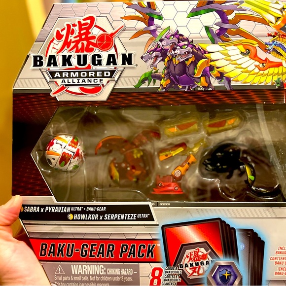 Toys | Bakugan Geodon Rising Bakugear Pack Sabra V Pyravian 4 Pack ...